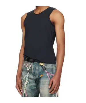 Acne Studios Logo Patch Jersey Tank Top