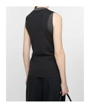 Acne Studios Logo Patch Jersey Tank Top