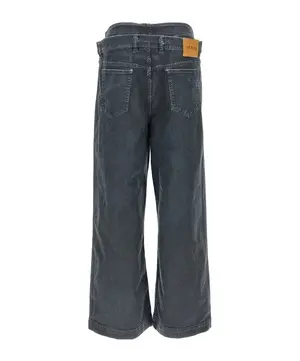 Attico Belt-loop Wide-leg Jeans - Blue