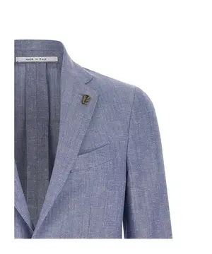 Pal Zileri Brera Single-breasted Blazer - Purple