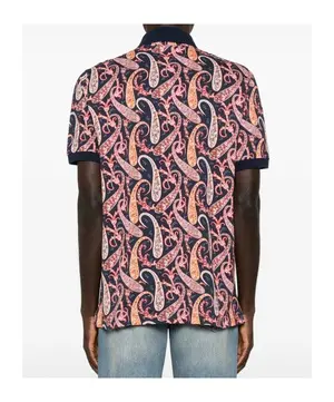 Etro Paisley-print Polo Shirt