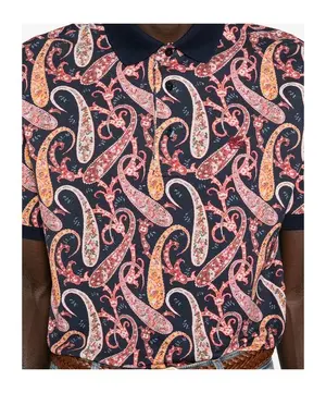 Etro Paisley-print Polo Shirt