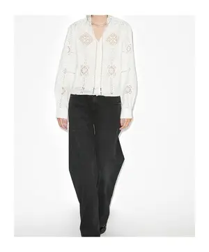 Isabel Marant Étoile Serena Embroidered Cotton Poplin Shirt