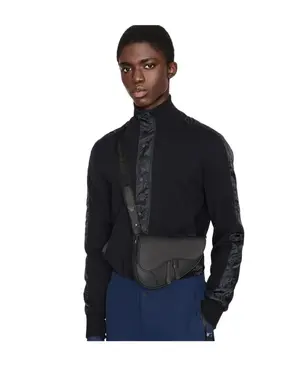 Dior Foldover Mini Saddle Bag