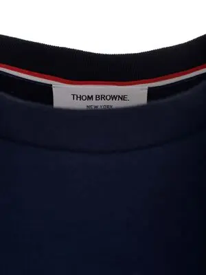 Thom Browne 4-bar Stripe Crewneck T-shirt - Navy Blue