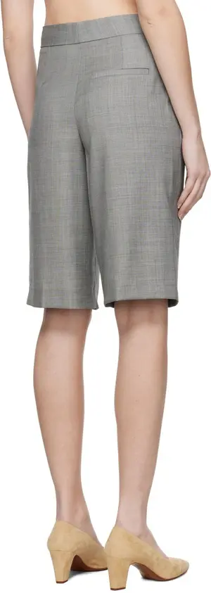 LOULOU STUDIO Pleated Pocket Shorts
