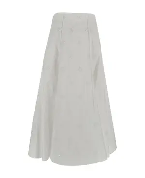 Chloé Flared Midi Skirt