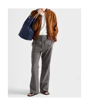 Prada Zip-up Blouson Jacket - Cognac
