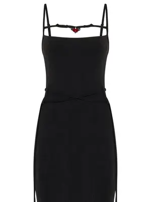Ottolinger Logo Charm Maxi Slip Dress