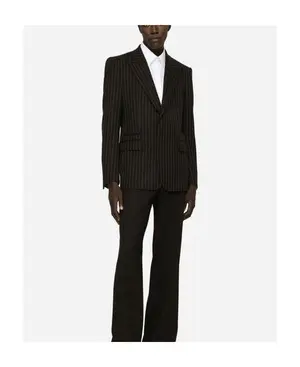 Dolce & Gabbana Dolce Gabbana Pinstripe Stretch Sicilia-fit Jacket