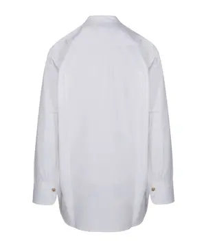 Victoria Beckham Round-necked Button Shirt