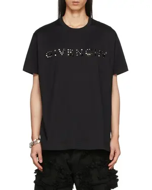 Givenchy Logo Studded Crewneck T-shirt