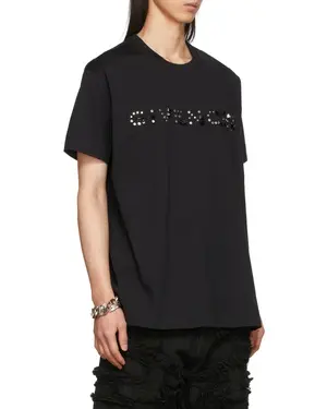 Givenchy Logo Studded Crewneck T-shirt