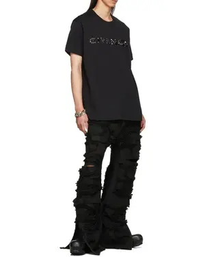 Givenchy Logo Studded Crewneck T-shirt