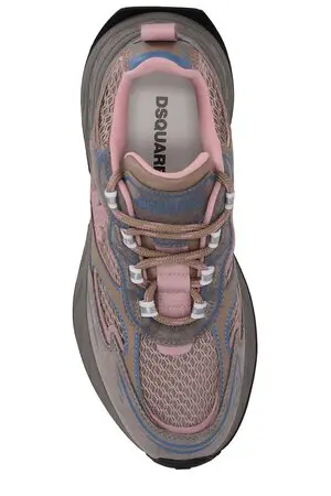 Dsquared2 Sprinter Side Maple Leaf Detailed Sneakers - Gray