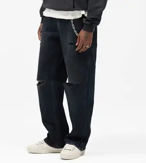 REPRESENT Denim Jeans With Shredded Details