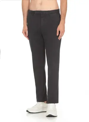 Incotex Belt-loop Tailored Casual Pants - Dark Blue