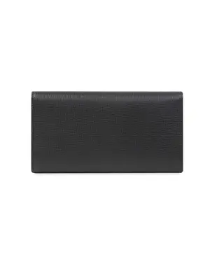Bally Logo Details Wallet - Black