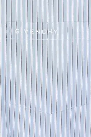 Givenchy Striped Long-sleeved Shirt - Light Blue