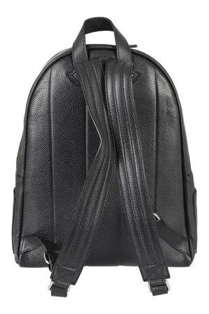 Orciani Textured Leather Backpack - Black