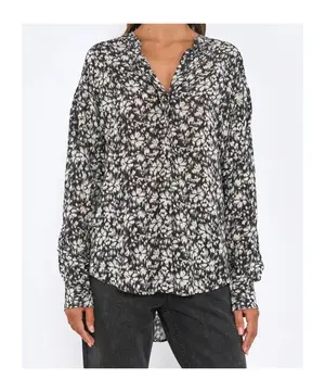 Isabel Marant Étoile Catchell" Printed Long Sleeve Shirt