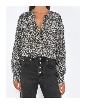 Isabel Marant Étoile Catchell" Printed Long Sleeve Shirt