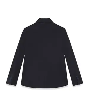 Hugo Boss Single-breasted Blazer With Notched Lapels - Blue