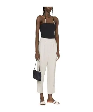 Brunello Cucinelli Strapless Stretch-cotton Top - Black