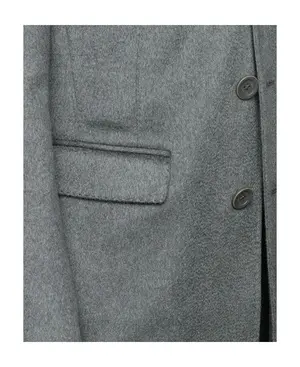 Herno Single-breasted Layered Coat - Black