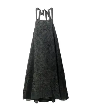 MARC LE BIHAN Strapped Jacquard Pattern Maxi Dress