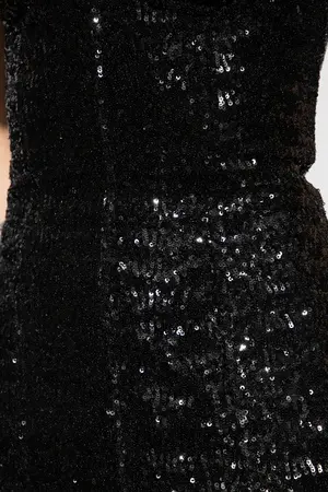 Dolce & Gabbana Sweetheart Neck Sequinned Mini Dress