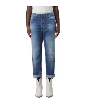 DONDUP Koons Gioiello Distressed Jeans - Indigo