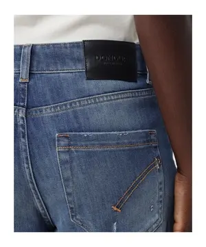 DONDUP Koons Gioiello Distressed Jeans - Indigo