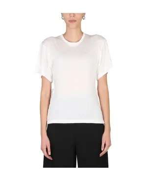 Stella McCartney Chain-detailed Crewneck T-shirt - White