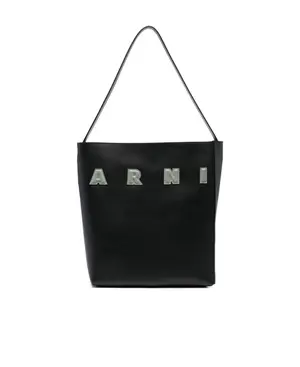 Marni Logo Patch Shoulder Bag