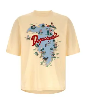 Dsquared2 Logo Printed Crewneck T-shirt