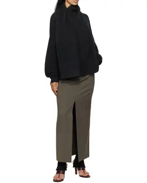 TOTEME Draped Scarf Knitted Jumper