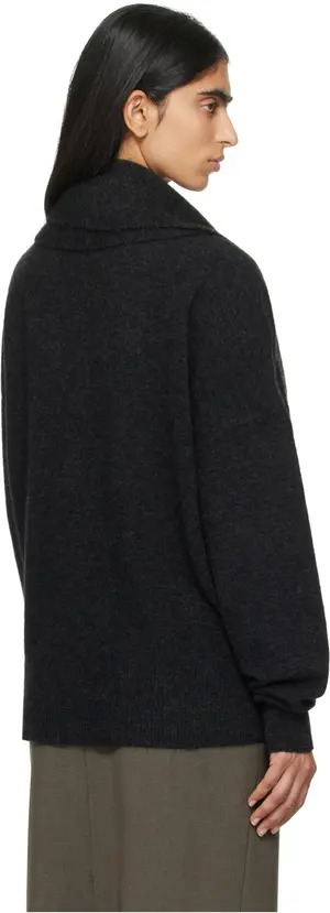 TOTEME Draped Scarf Knitted Jumper