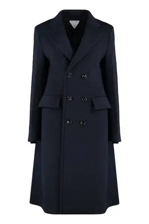 Bottega Veneta Double-breasted Cape Coat