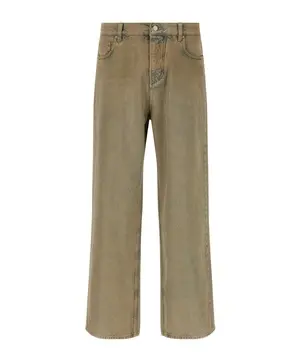 Amiri Belt Loop Denim Trousers - Gray