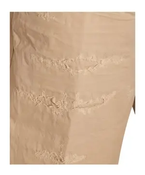 Dsquared2 Distressed Straight-leg Pants - Beige