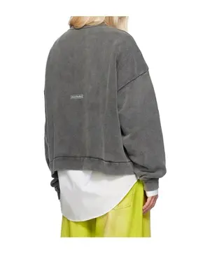 Acne Studios Logo Patch Crewneck Sweatshirt