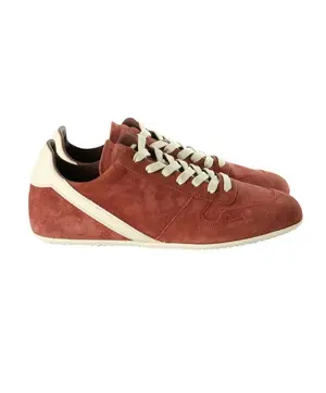 Rick Owens Suede Low-top Sneakers - Brown
