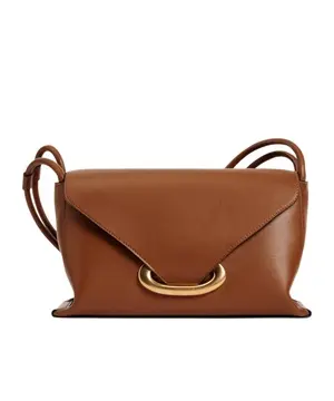 WANDLER Gold-tone Hardware Shoulder Bag - Saddle