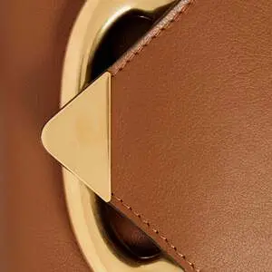 WANDLER Gold-tone Hardware Shoulder Bag - Saddle