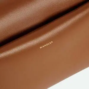 WANDLER Gold-tone Hardware Shoulder Bag - Saddle