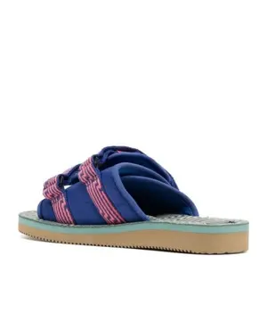Suicoke Moto Logo Patch Touch-strap Sandals - Multicolor