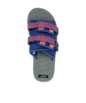 Suicoke Moto Logo Patch Touch-strap Sandals - Multicolor
