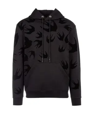 Alexander McQueen Printed Hooded Sweater - Black