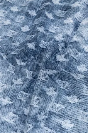 Dsquared2 Monogram Distressed Foulard